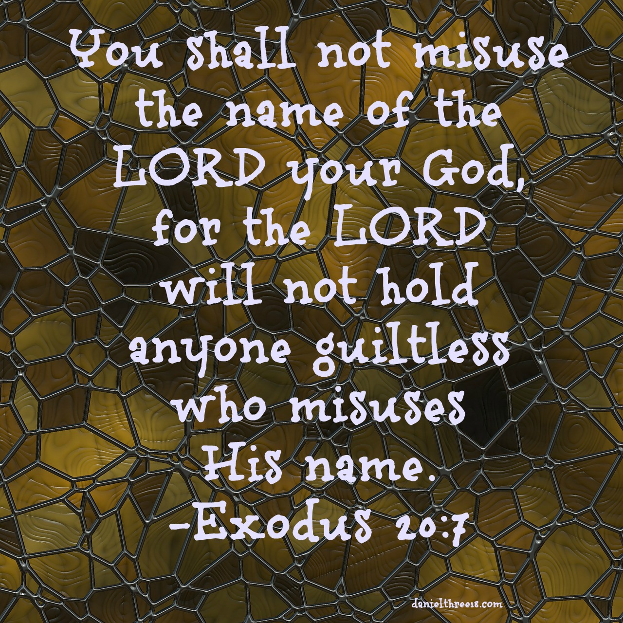 The Third Commandment – danielthree18